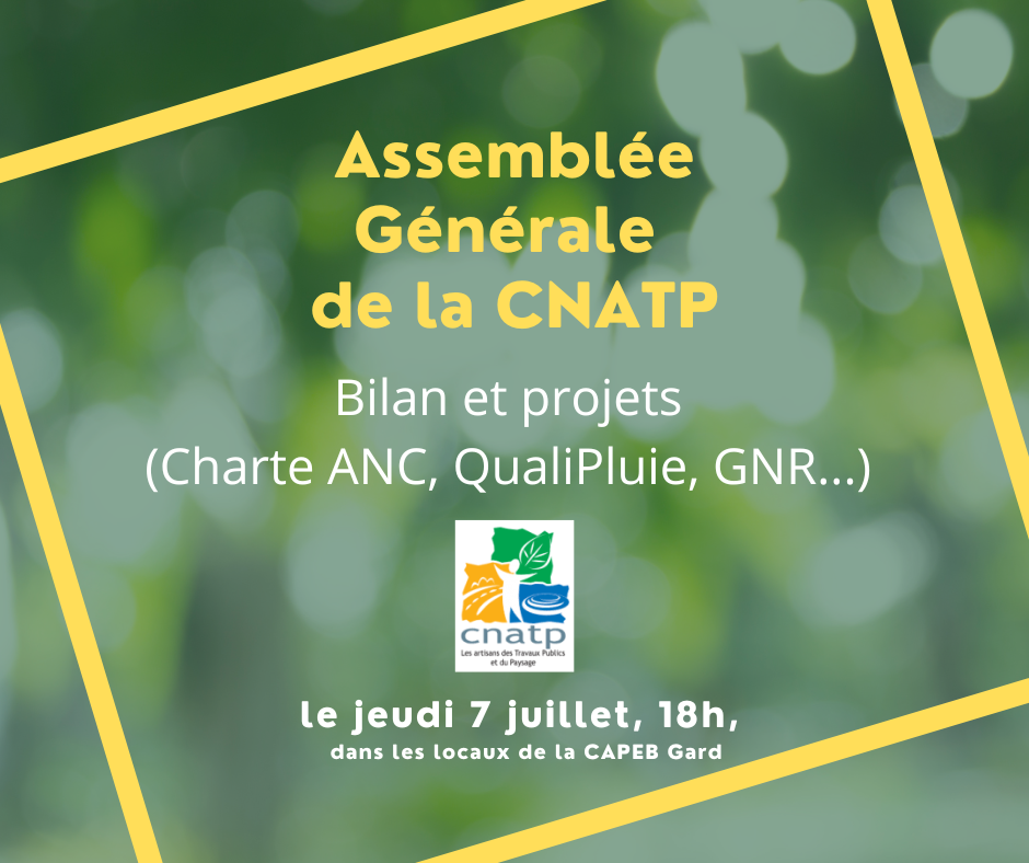 Assemblée Générale de la CNATP ・ CAPEB